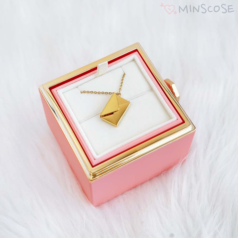 Eternal Rose Box - Love Letter Necklace – minscose