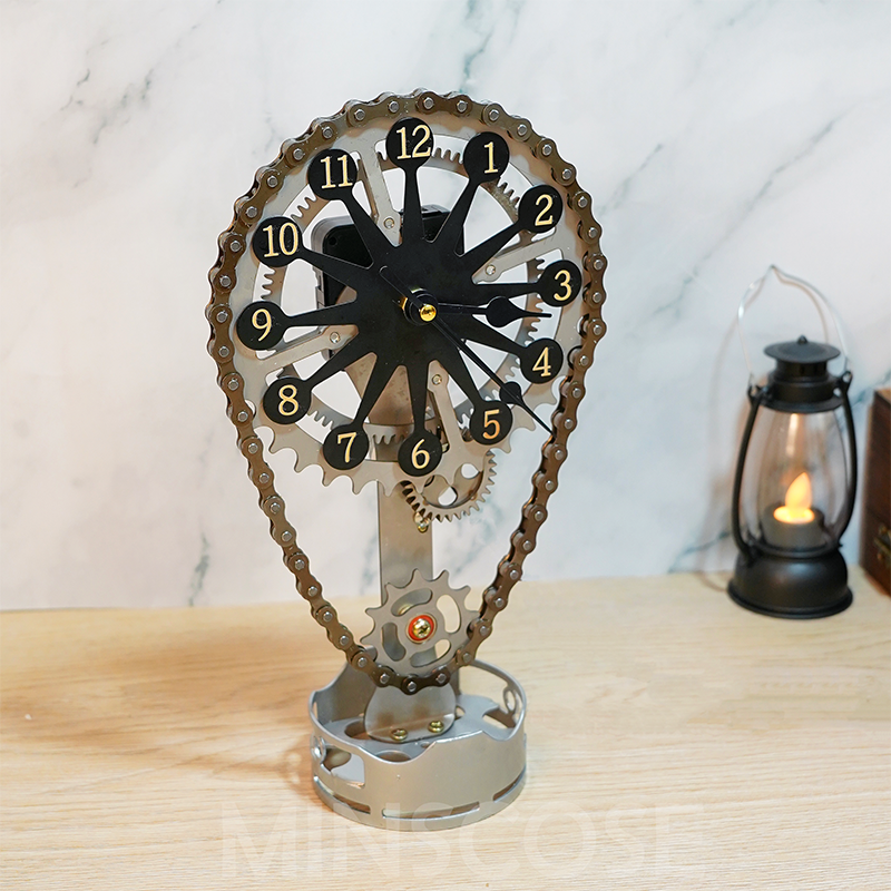 Motorized Rotating Gear Clock – minscose