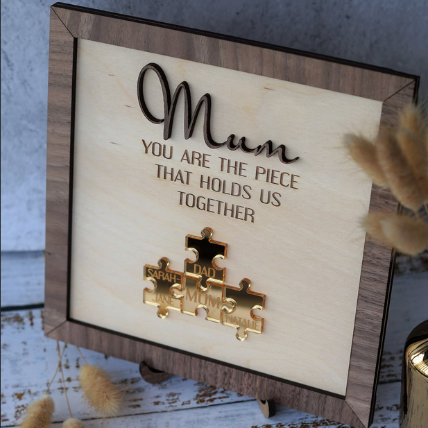 Wondeful personalized Wooden Puzzle Sign – minscose