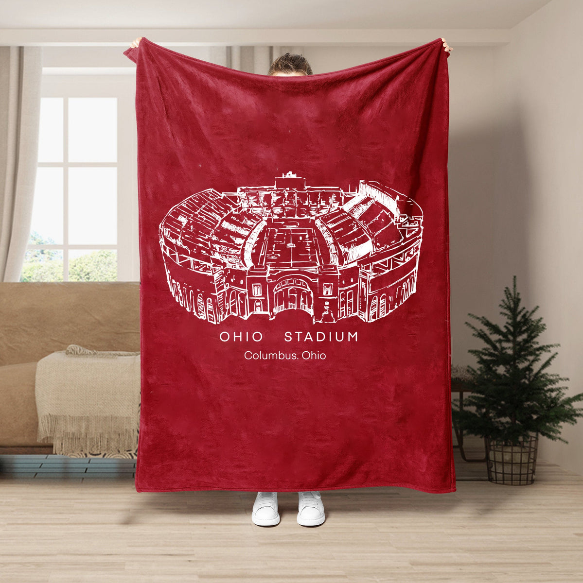 Ohio Stadium - Ohio State Buckeyes football, College Football Blanket ...