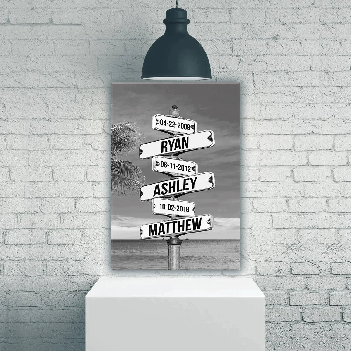 Street Sign Names Premium Canvas Family – minscose